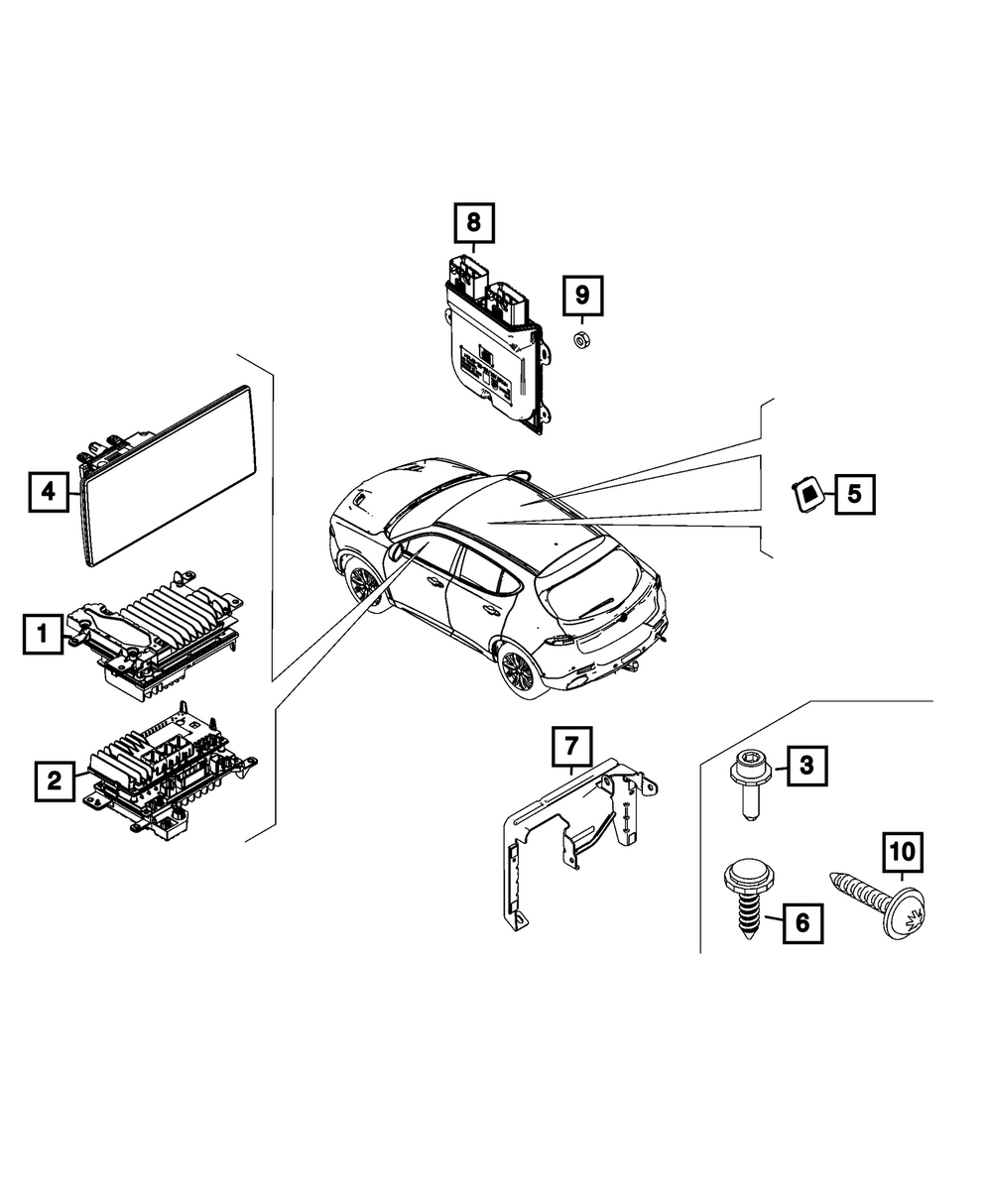 2023-2025 Dodge Hornet Display Center Stack 68631354AA | Miracle Mopar