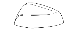 Genuine Toyota Mirror Cover Left part# 87945-0E070-A0 for 2020-2021 ...