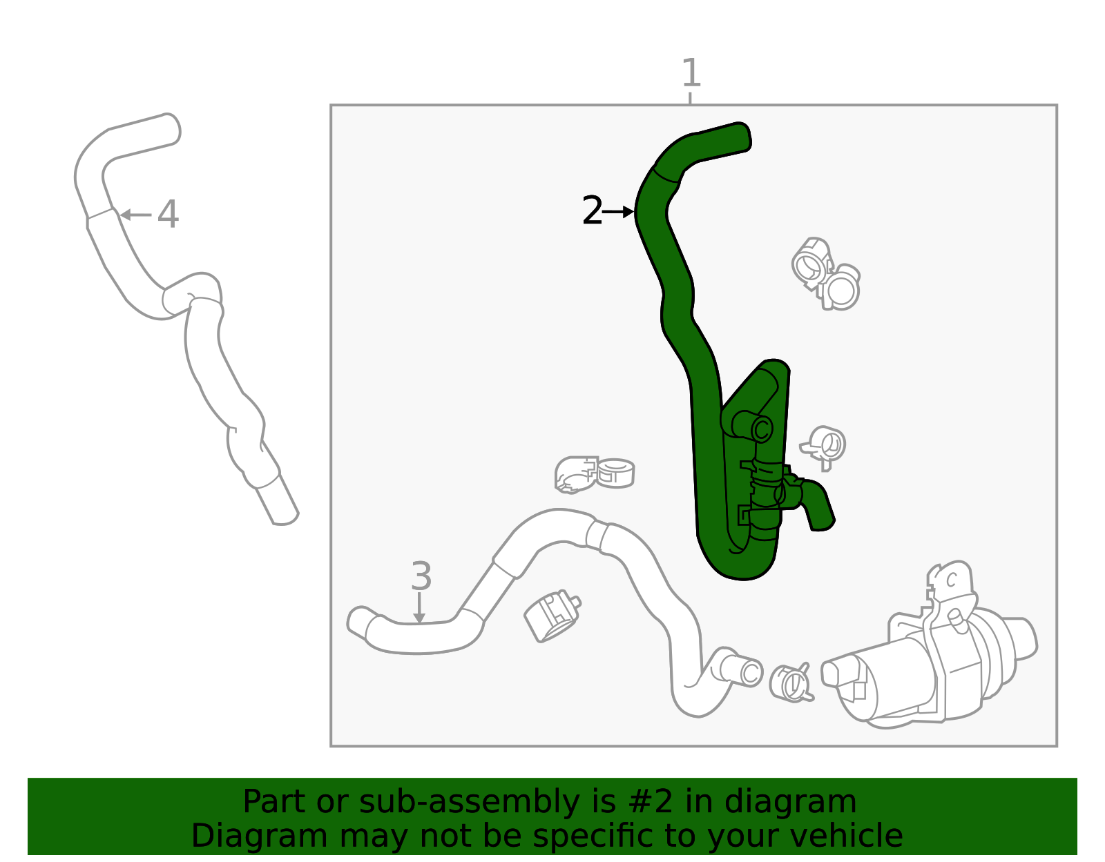 HVAC Heater Hose 87209-0E210 | Toyota Parts Center