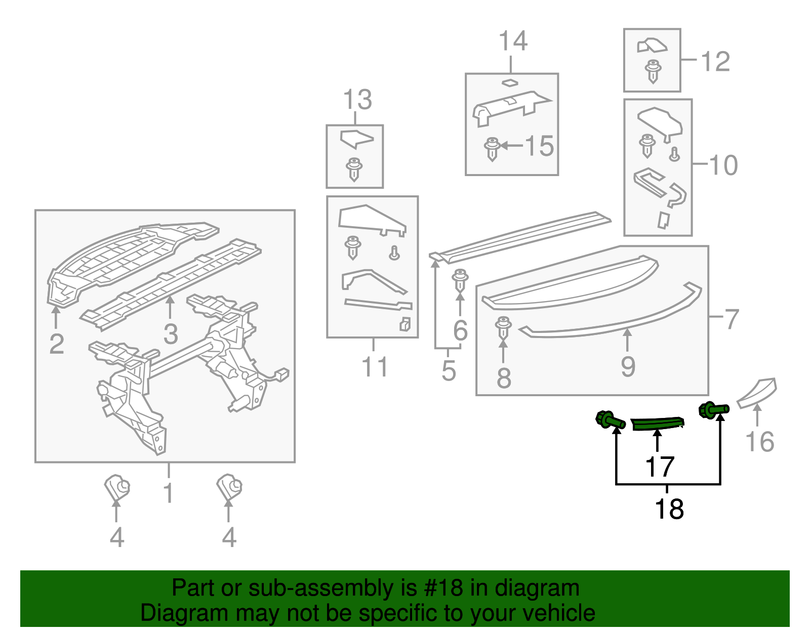 90109-06375 - 2008-2021 Lexus - Rear Trim Panel Bolt | My L Parts