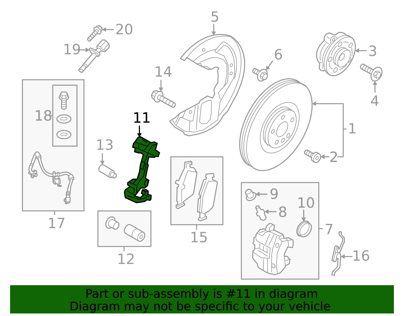 36012672 - High-Quality Disc Brake Caliper Bracket for 2016-2025 Volvo ...