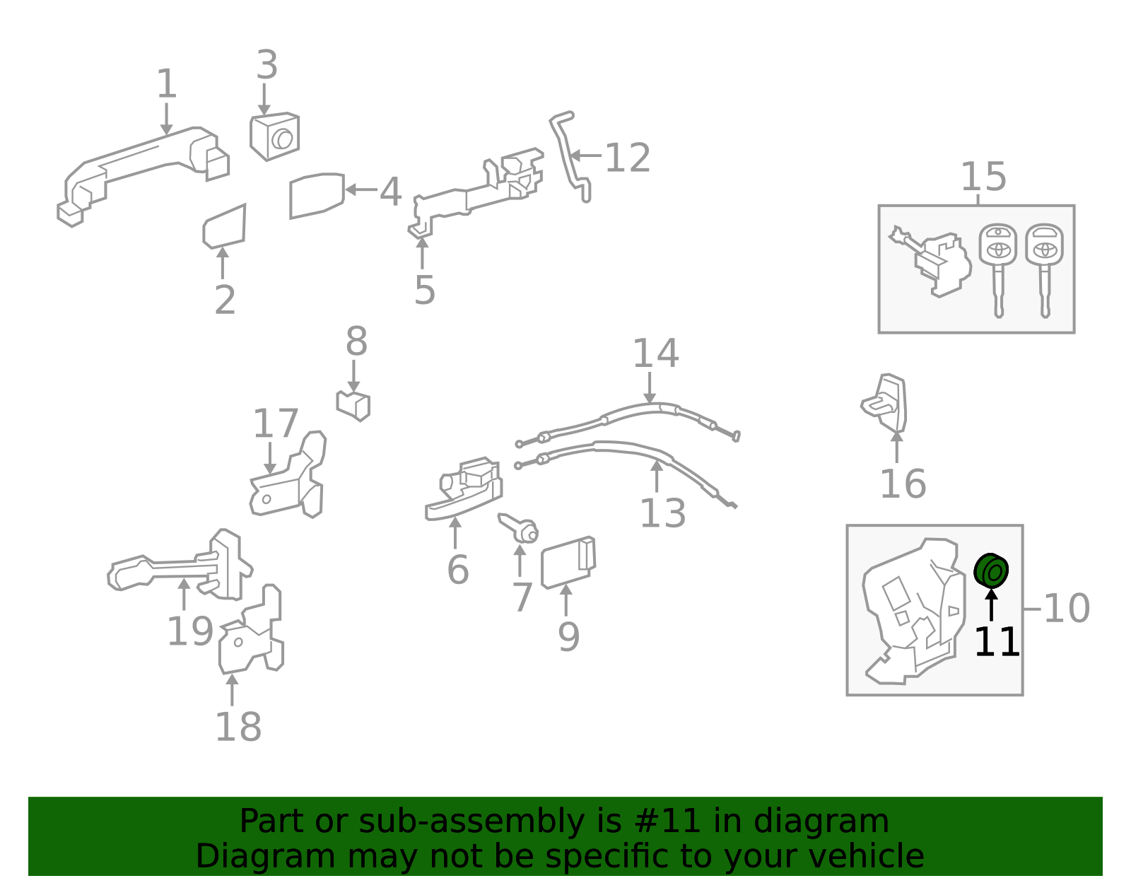 69318-AA010 - High-Quality Door Latch Seal for | AutoNation Parts