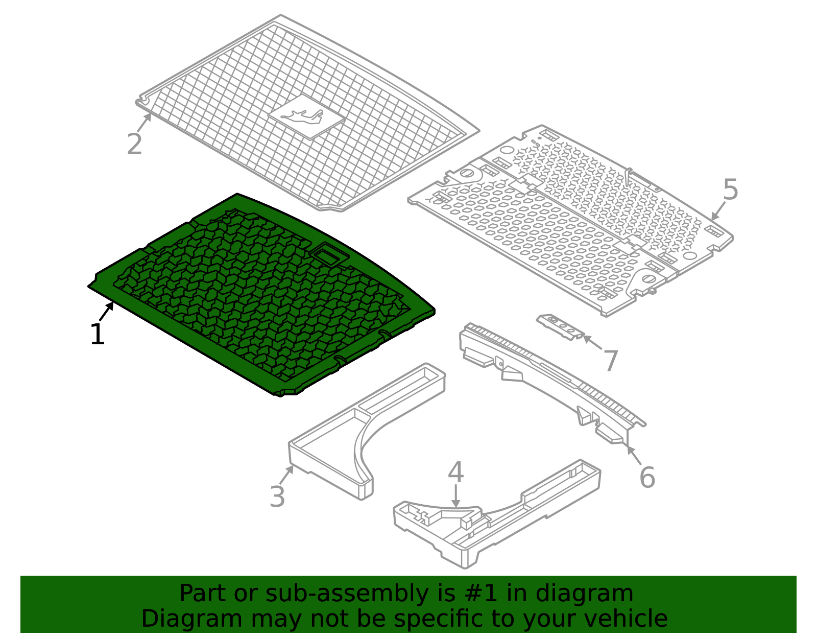 2021-2025 Ford Bronco Sport Mat - Floor M1PZ-7813046-BA | Ford OEM ...