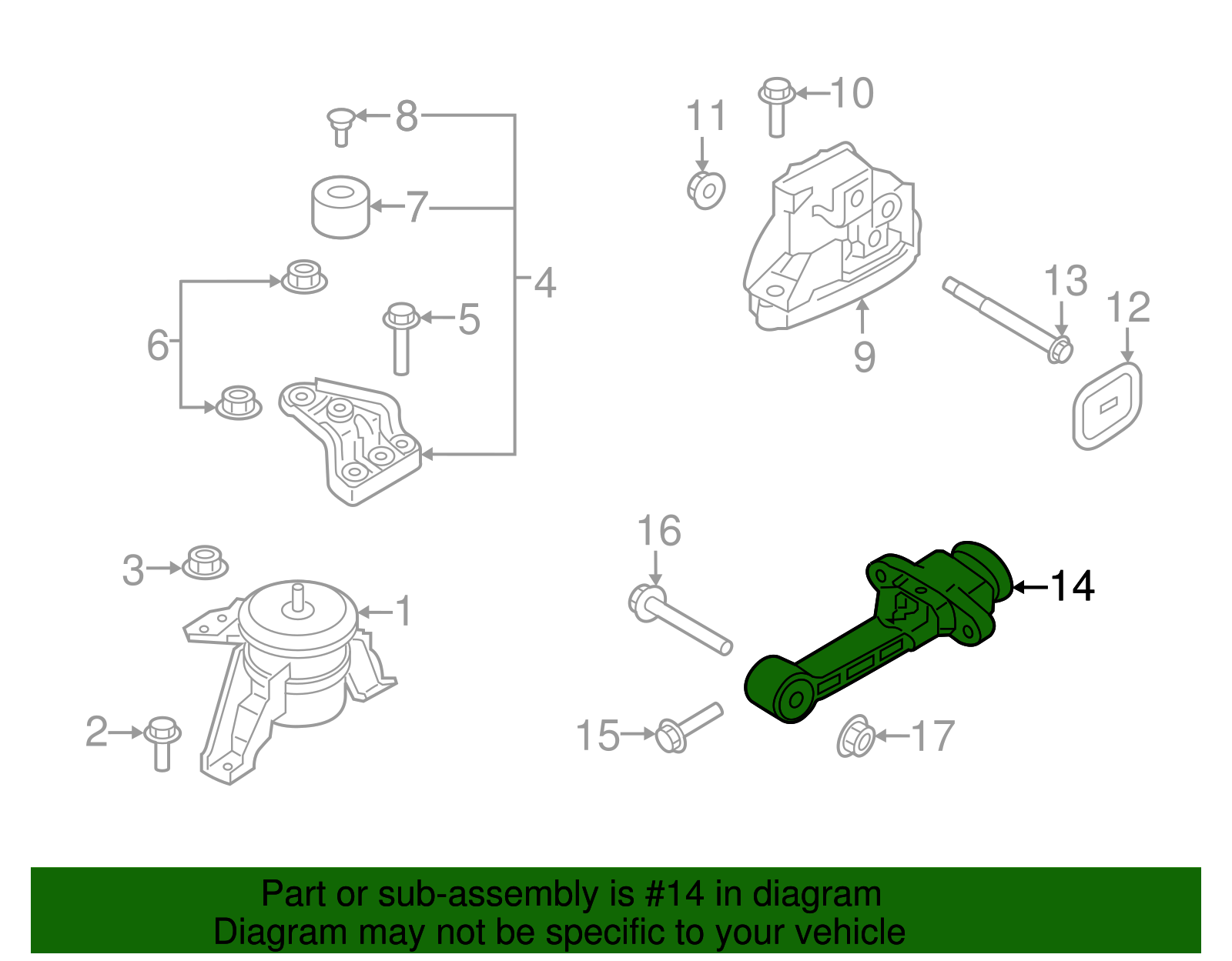 2016-2021 Hyundai Tucson Torque Arm 21950-D3100 | OEM Parts Online