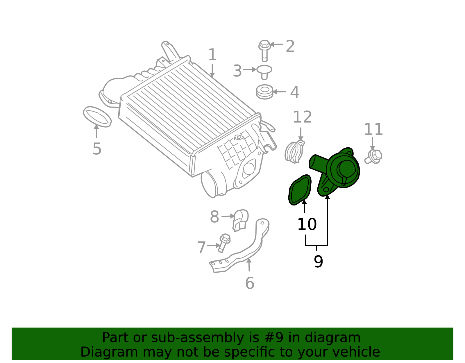 2009-2014 Subaru By-Pass Valve 14471AA240 | Subaru Parts Guys