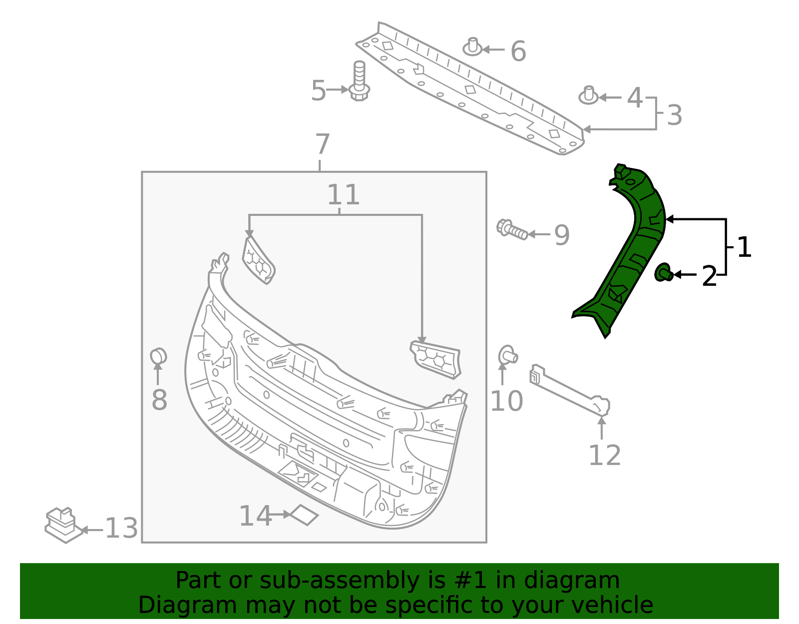 Hyundai - 81730-S2000-SST - Side Trim - 2019-2020 Hyundai Santa Fe ...