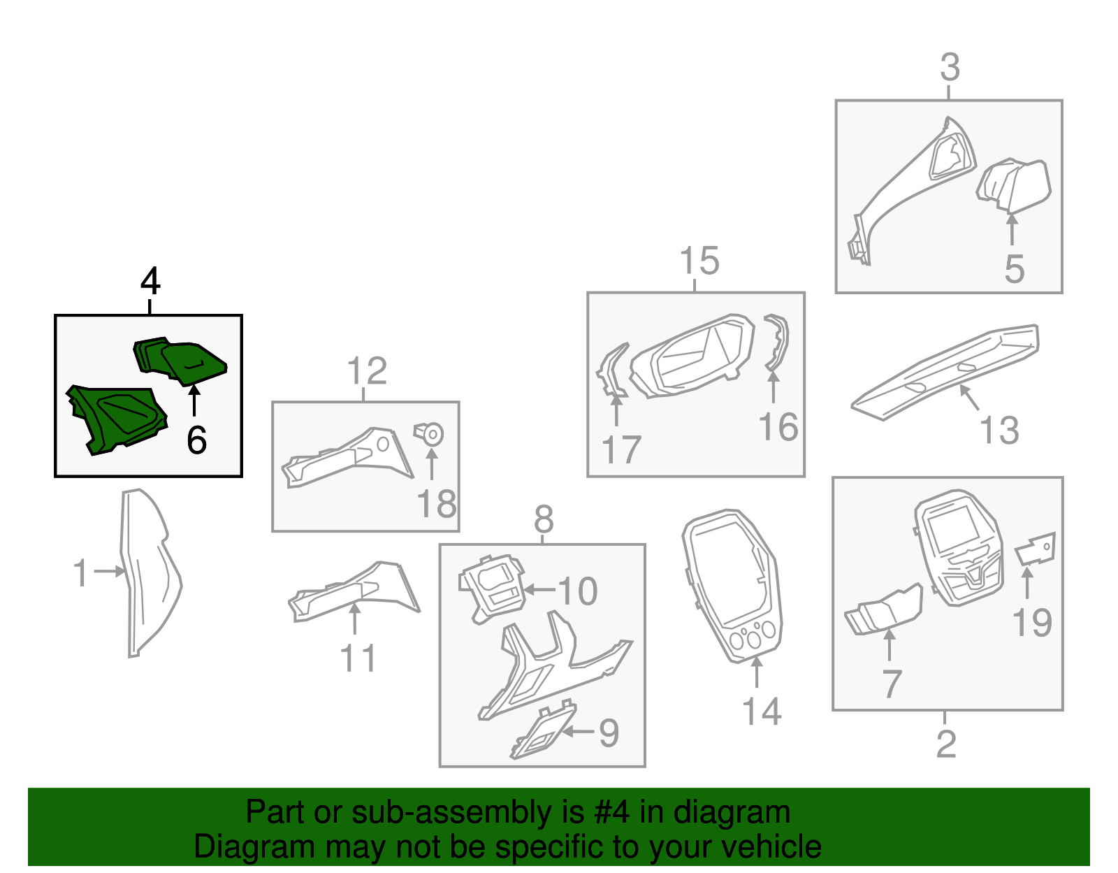2019-2022 Chevrolet Spark Applique 42672817 | Capital Chevy Parts