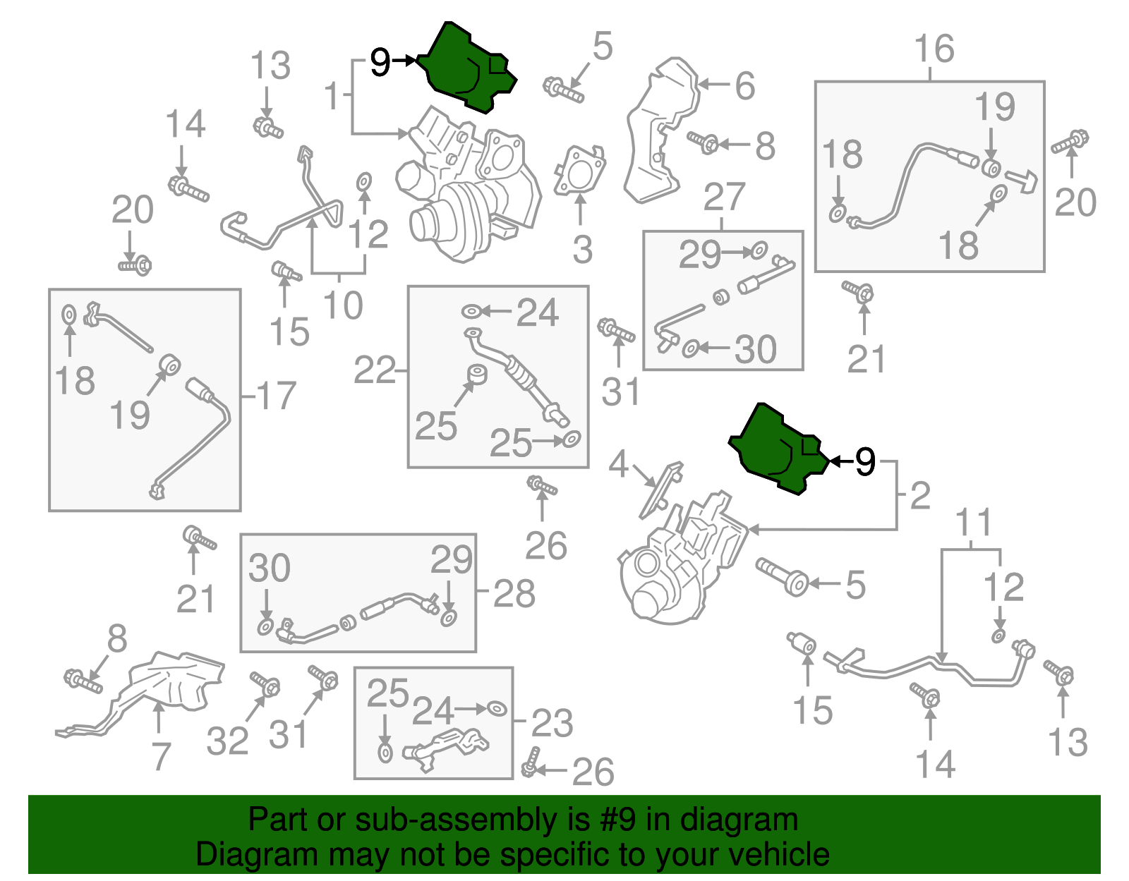 OEM Ford Actuator For 2017-2021 Ford - Part No. HL3Z-9G488-B | Karl ...