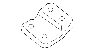 2017-2024 Nissan TITAN U-Bolt Plate 55054-EZ00A | My Nissan Part