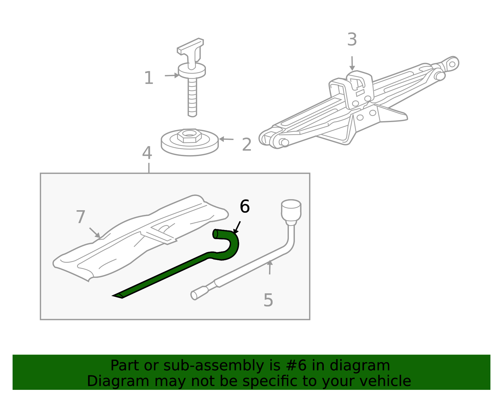 89320-S50-003 - High-Quality Floor Jack Handle for 2003-2013 Honda ...