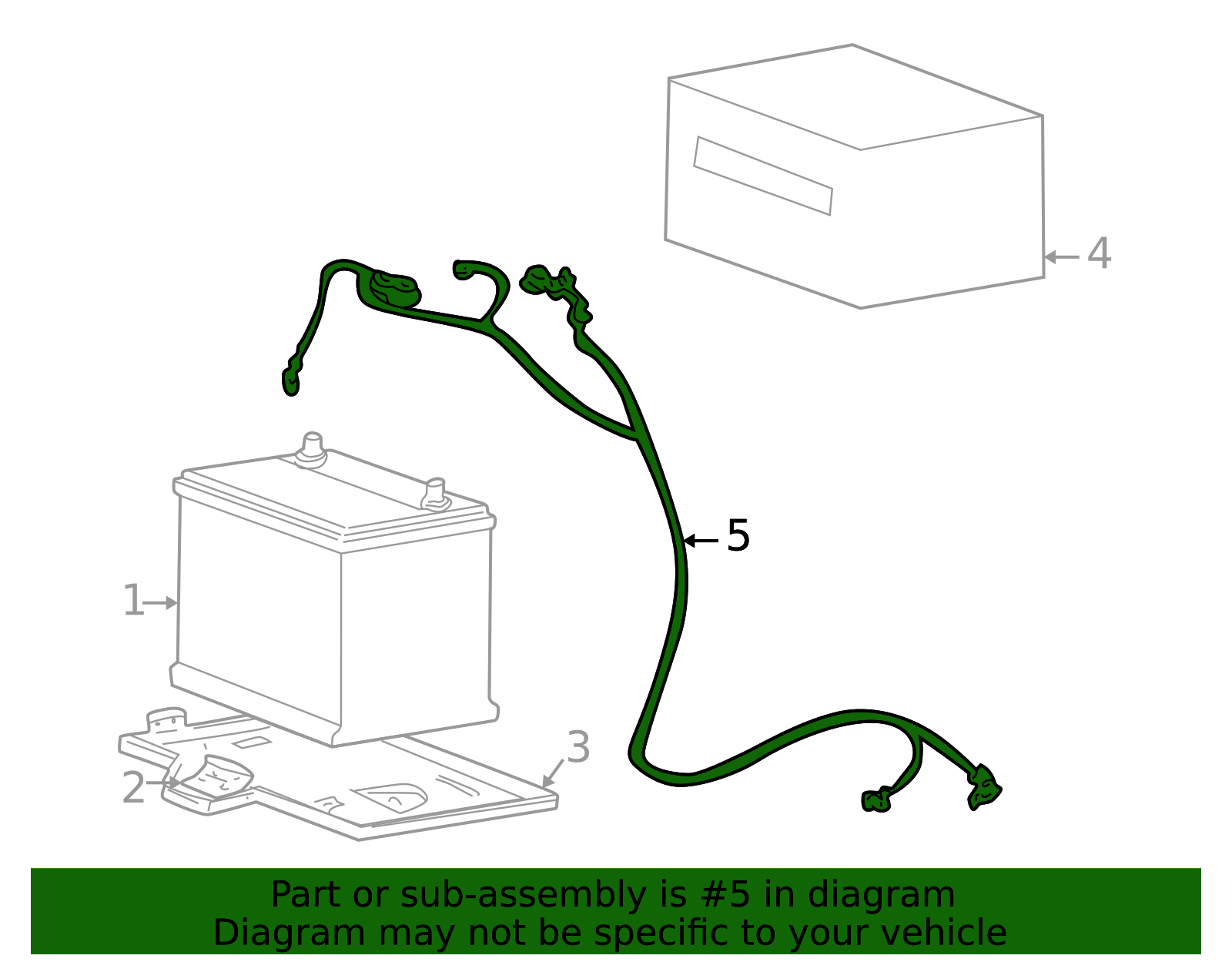 91850-3F011 - Battery Cable Harness 2004-2006 Kia Amanti | Kia.Parts Store