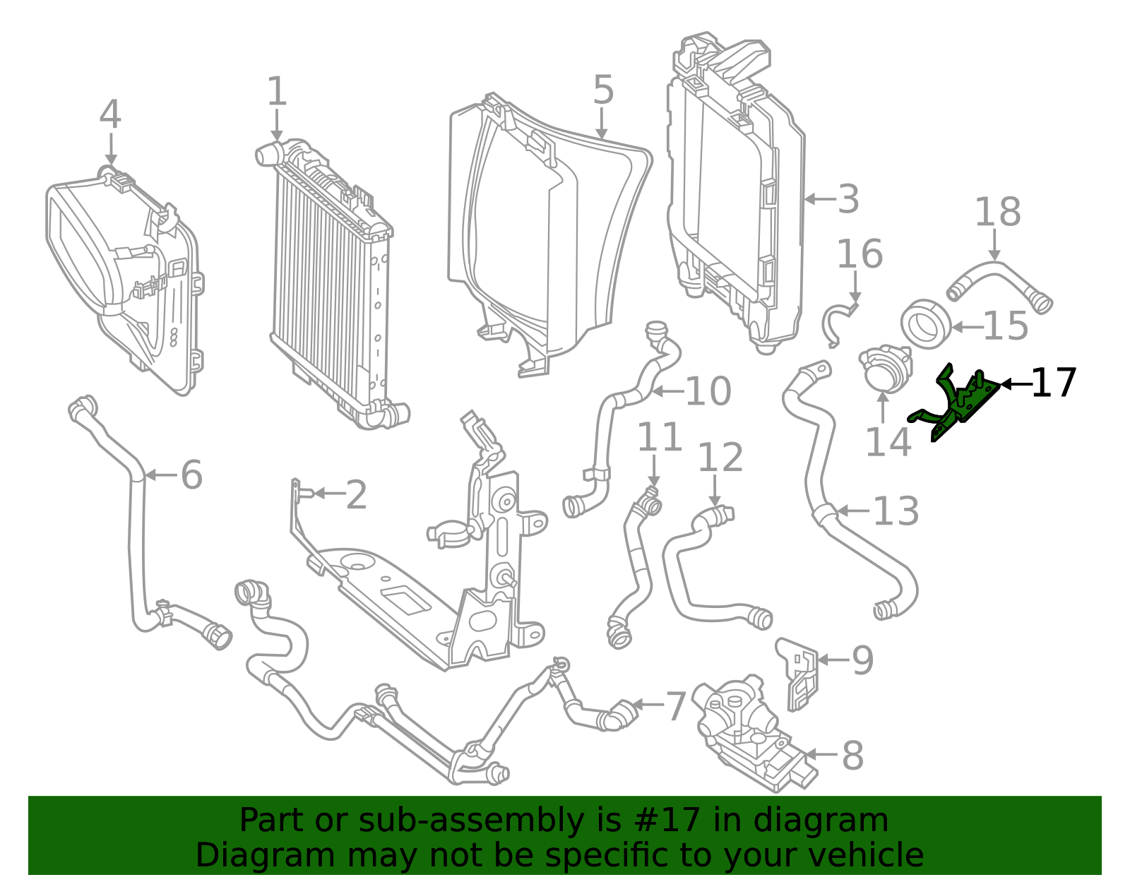 1678300304 - Mercedes-Benz Auxiliary Pump Bracket 2020-2023 Mercedes ...