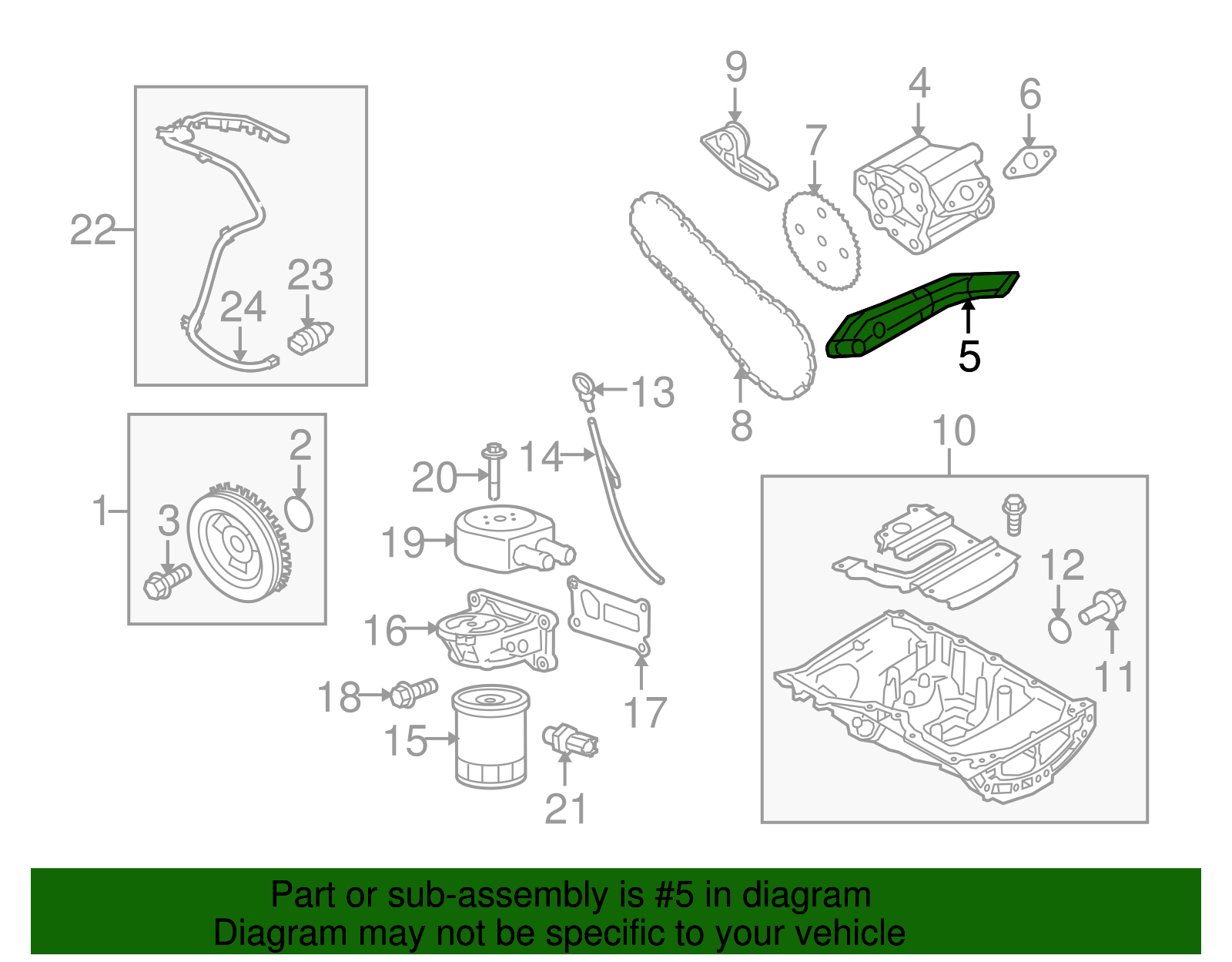 2010-2013 Ford Transit Connect | Oil Pick-Up | 1S7Z-6622-AH | Walls ...