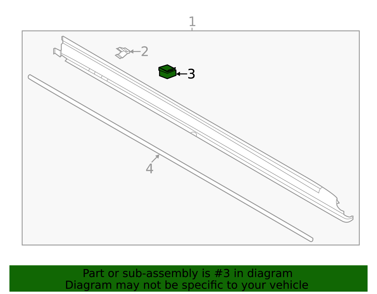 W718456-S300 - Rocker Molding Retainer 2017-2025 Ford | Ford Parts Direct