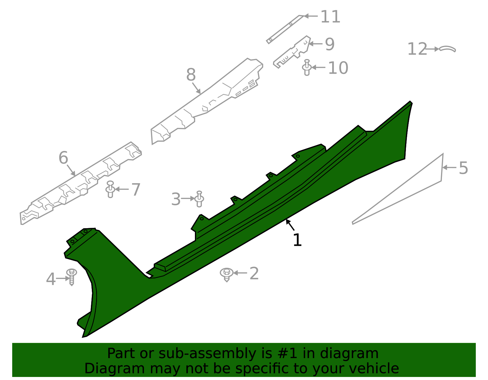 2019-2025 BMW Z4 Rocker Molding 51-77-8-746-262 | BMW Parts Online Hub