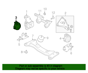 Engine Mount - OEM Vibration Isolator for BMW | AutoNation Parts
