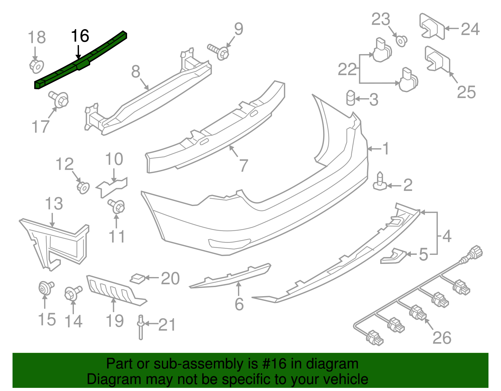 2015-2018 Volkswagen Jetta Center Support 5C6-807-863-B | VW Direct ...