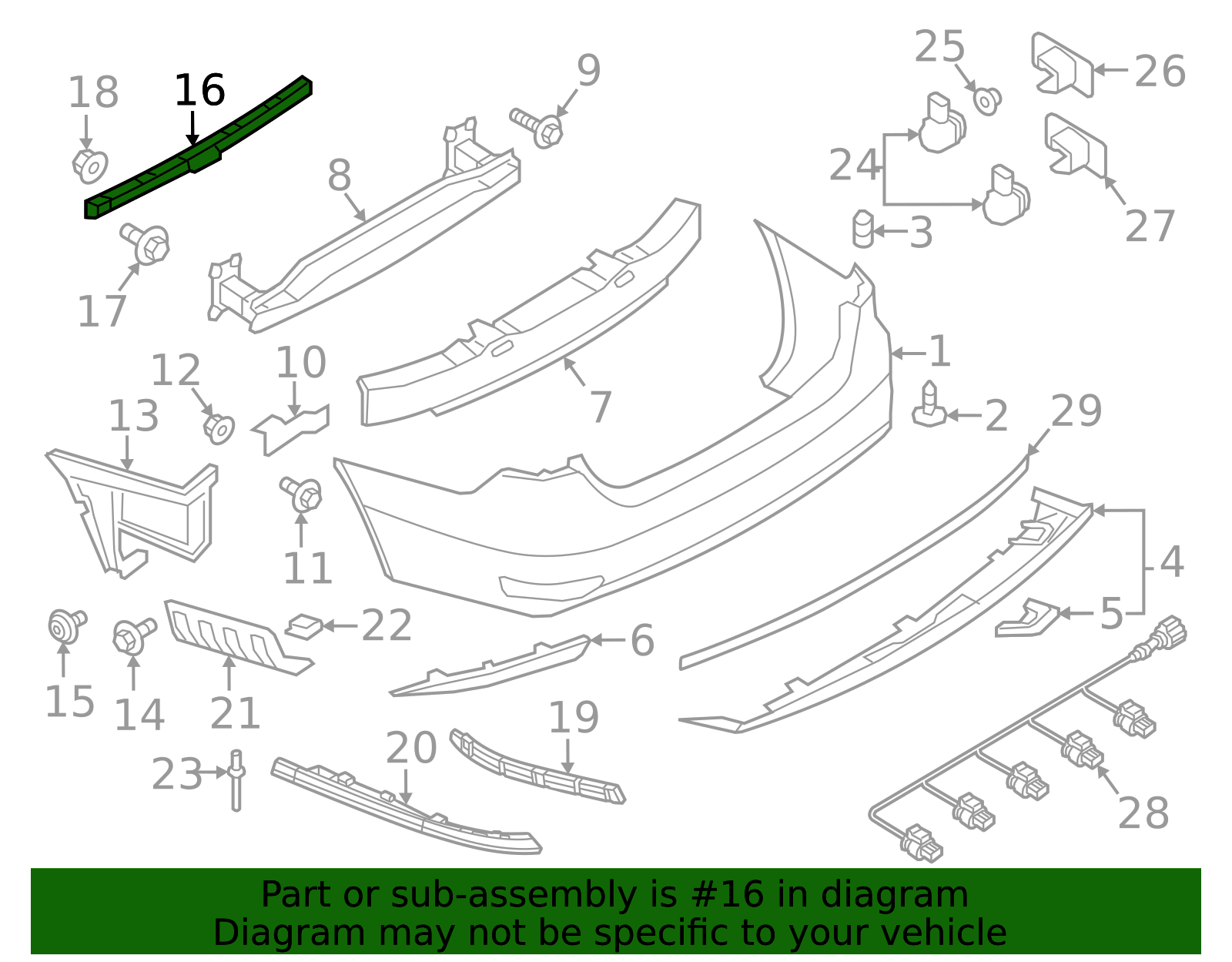 2015-2018 Volkswagen Jetta Center Support 5C6-807-863-B | OEM Parts Online