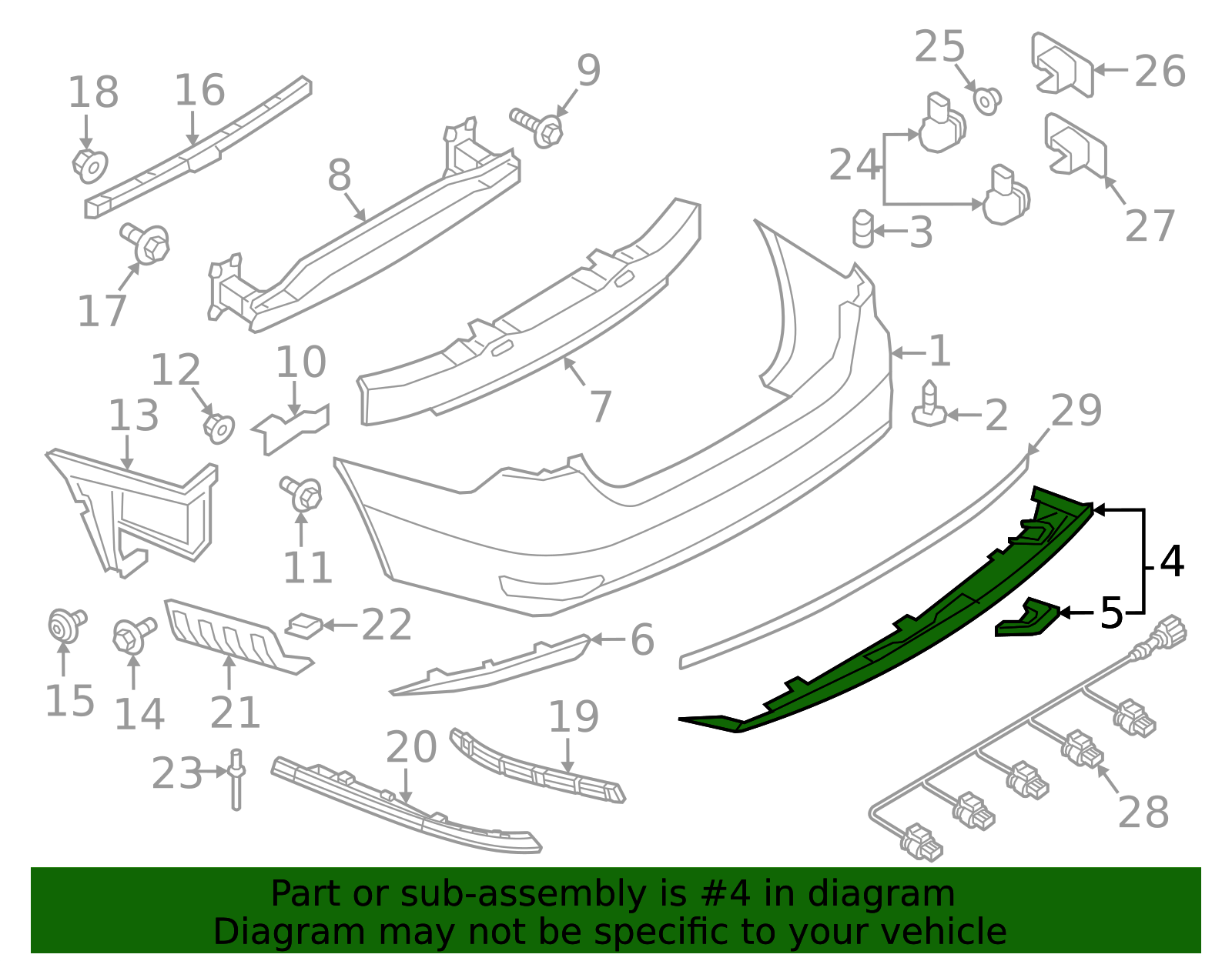 2015-2018 Volkswagen Jetta Spoiler 5C6-807-433-J | VW Direct Auto Parts