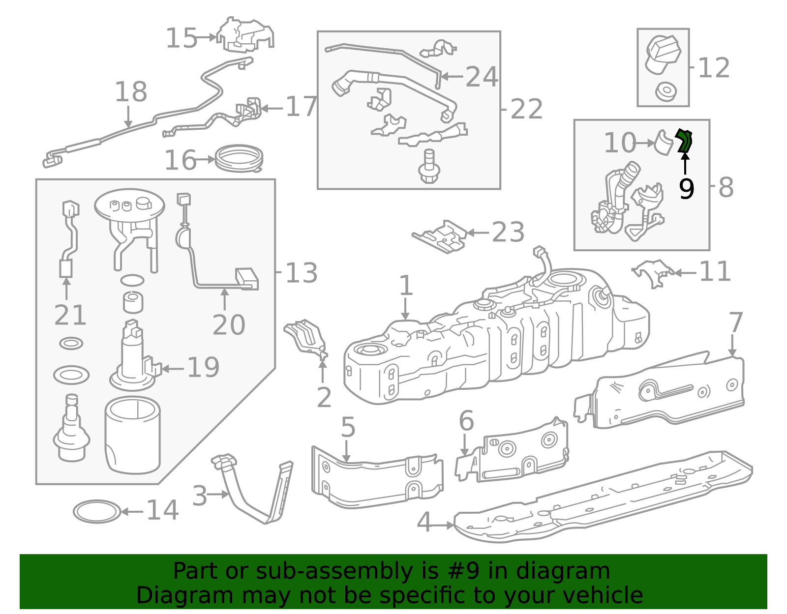 77285-0C160 - 2022-2024 Toyota Tundra - Filler Pipe Clamp | Nucar ...