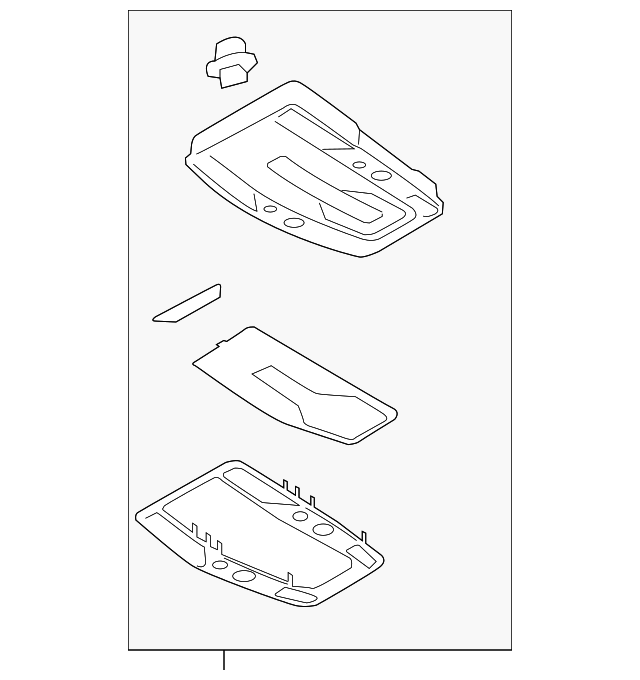 4N0-947-135-CS-1PH - Overhead Lamp 2019-2023 Audi | Audi OEM Parts