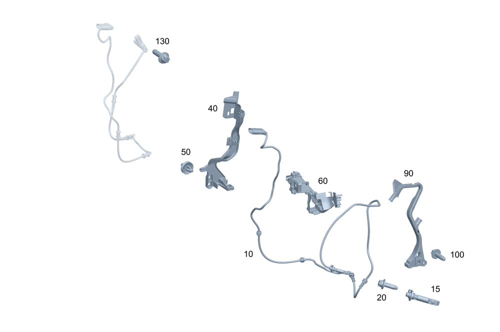 205-905-76-09 - Rotational Speed Sensor 2016-2023 Mercedes-Benz ...
