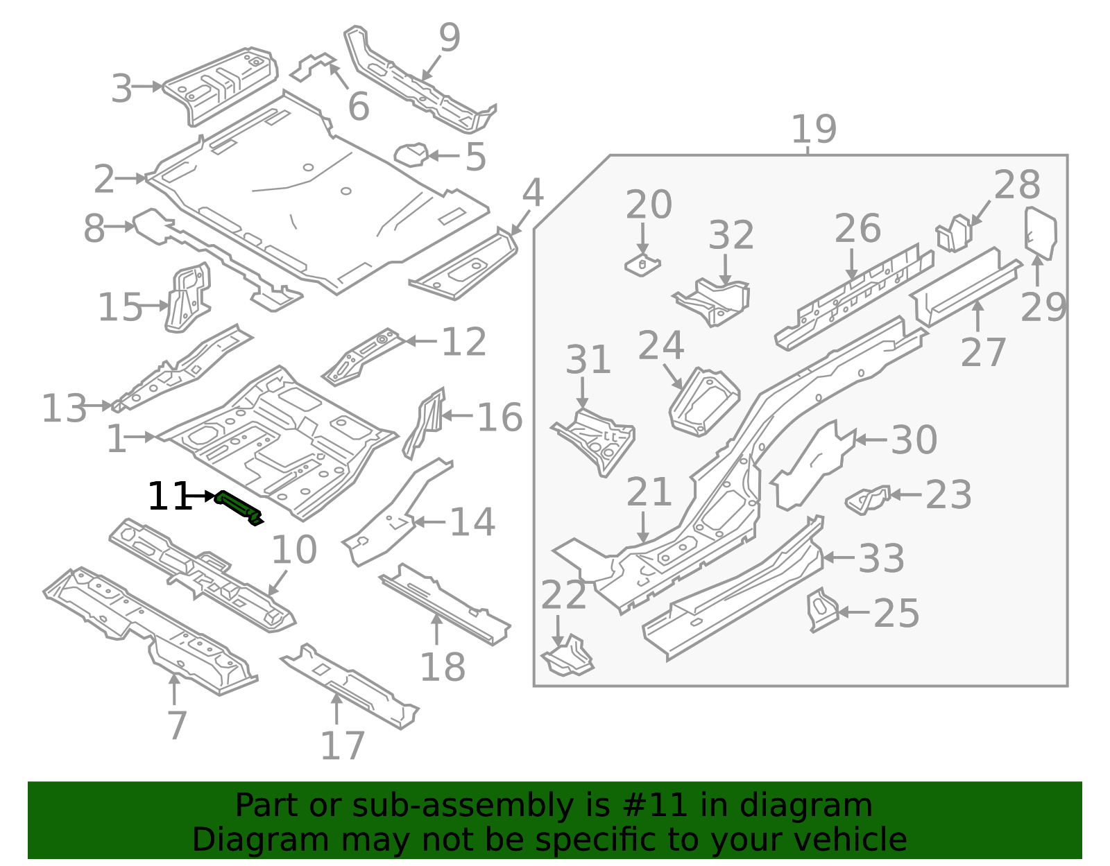 2018-2025 Volkswagen Atlas Seat Mount Bracket 3QF-820-137 | VW Direct ...