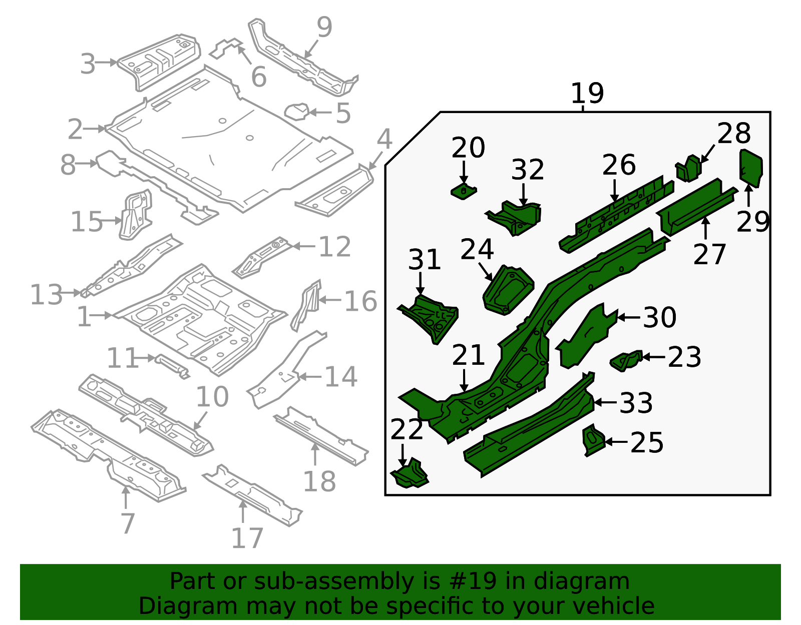 3QF-803-502-B - Rail Assembly Wolfsburg Parts Direct