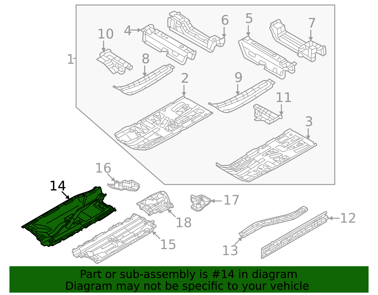 2022-2025 Mitsubishi Outlander Floor Carpet Insulator 74814W070P ...