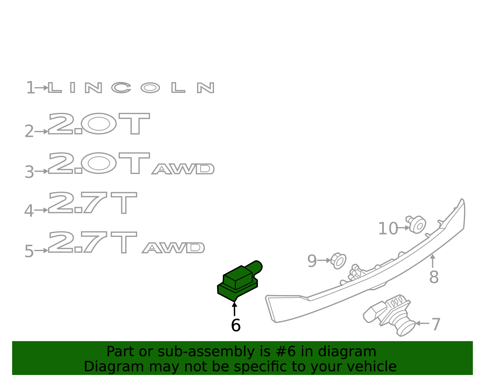 2011-2024 Ford Switch BB5Z-9C888-A | Ford OEM Parts Outlet