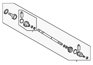 Hyundai - 49600-J9000 - Axle Assembly - 2018-2023 Hyundai | OEM Hyundai ...