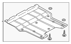 2015-2018 Audi Lower Shield 8U0-863-821-A | OEM Parts Online