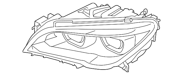 63-11-7-348-501 - Headlamp Assembly - 2013-2015 BMW | BMWPartsHub