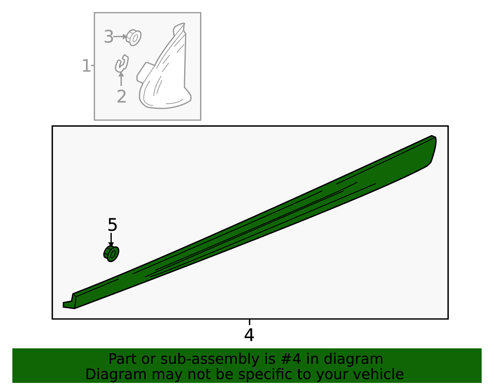23372748 - Primed Passenger Side Rocker Panel Molding Chevrolet Parts ...