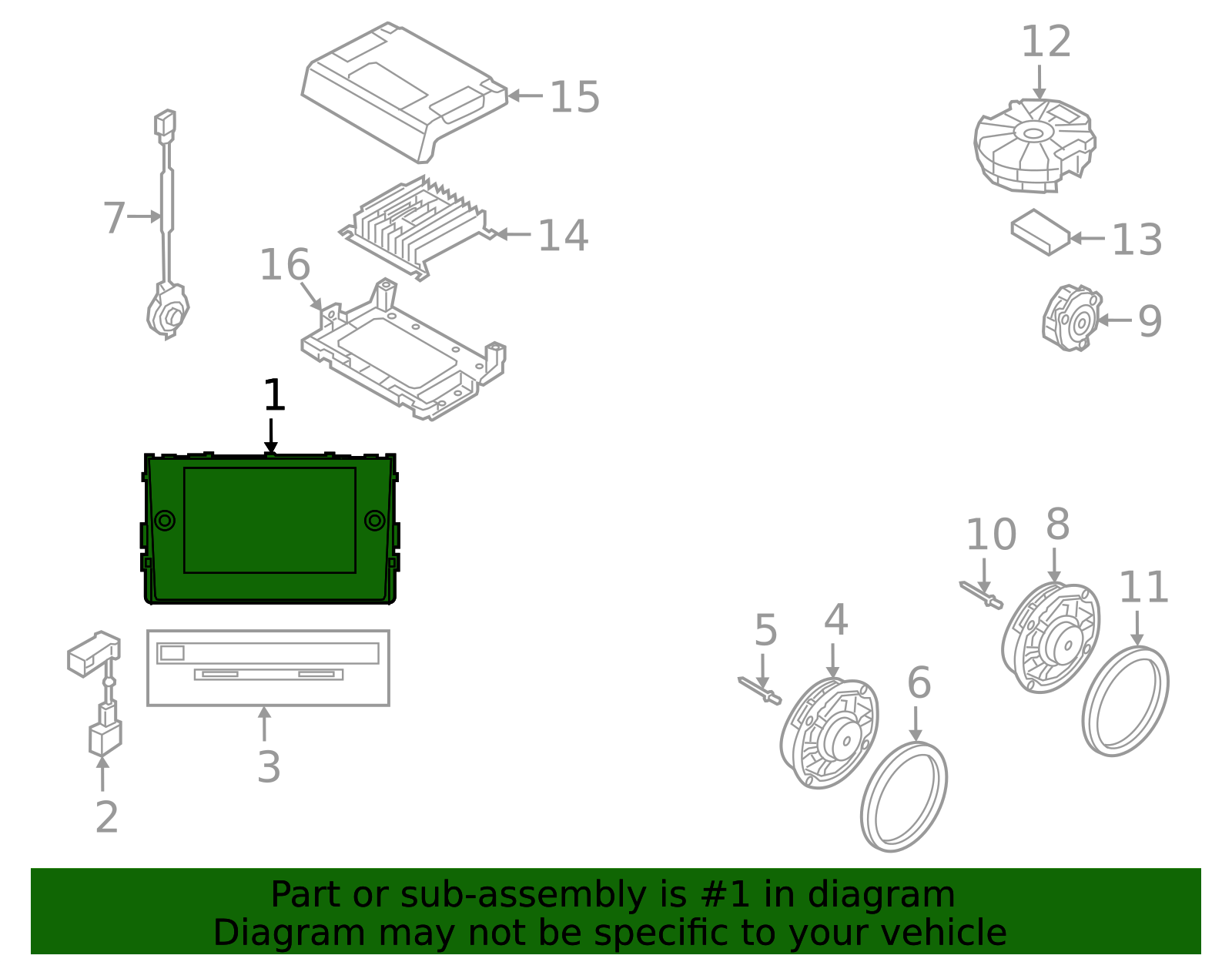 2020-2023 Volkswagen Display Unit 2GC-035-869 | OEM Parts Online