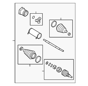 2007-2020 GM (Replaces 84842044) F Shaft 85083496 GM | GMPartsDirect.com
