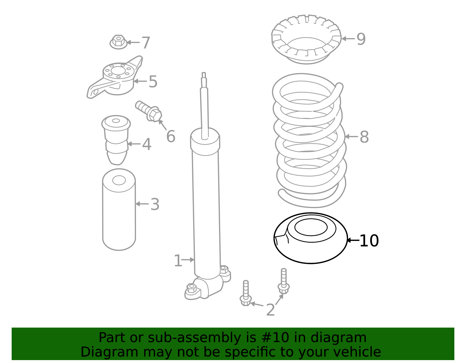2013-2020 Ford | Lower Seat | DG9Z-8321-D | Walls' Ford Parts