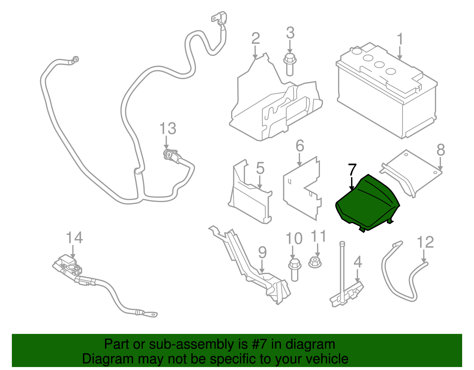 31335286 - Battery Cover - 2013-2016 Volvo | Volvo OEM Parts Direct