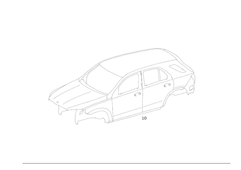 Body Shell for 2020 Mercedes-Benz GLE350 | Mercedes-Benz USA Parts