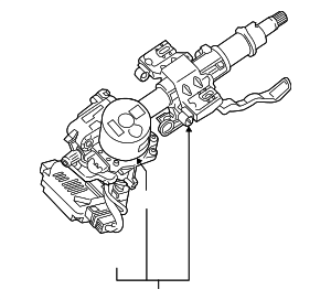 Hyundai - 56310-F2200 - Steering Column - 2017-2018 Hyundai Elantra ...