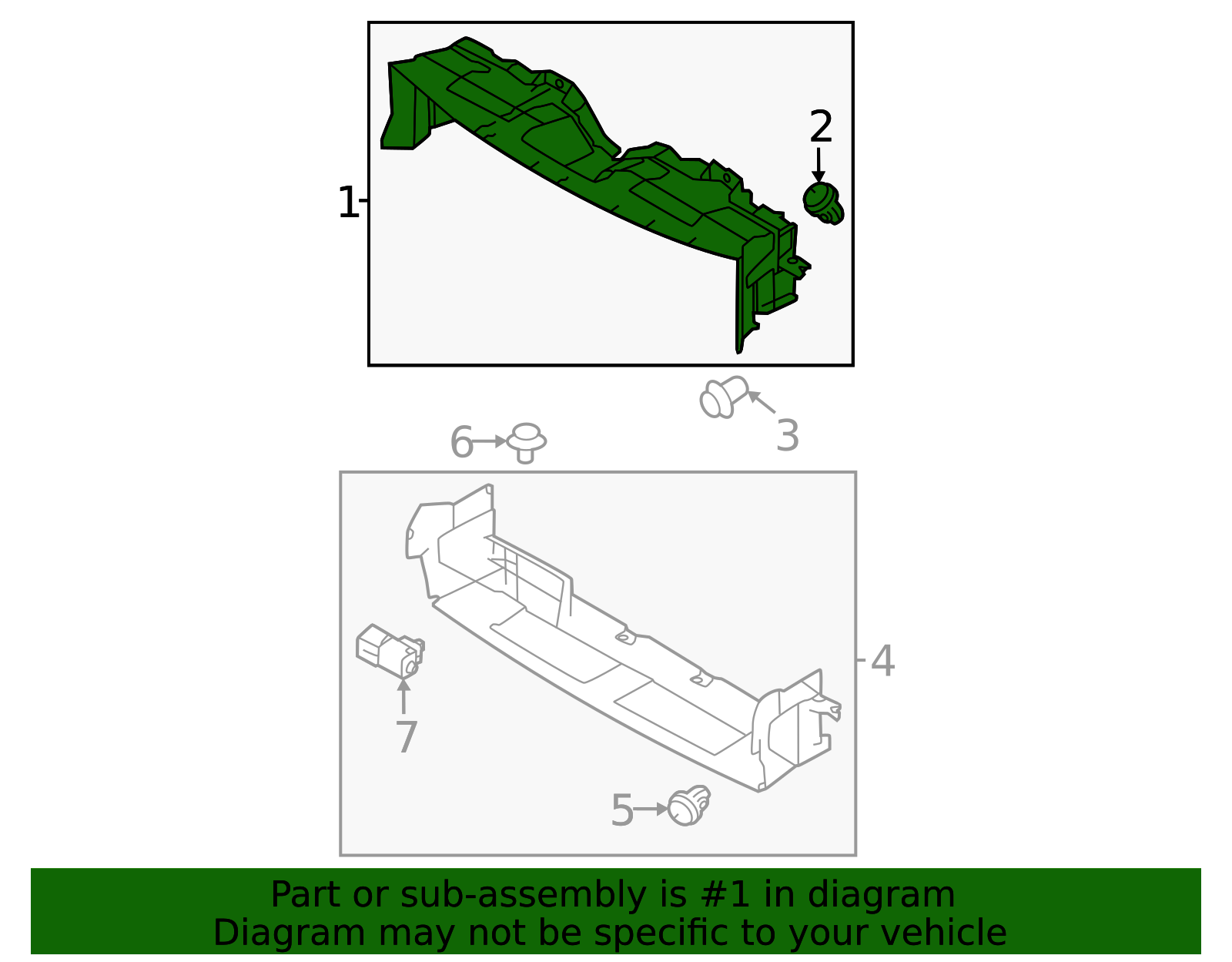 73233VC000 - 2022-2024 Subaru WRX - Upper Guide | Subaru Parts HQ