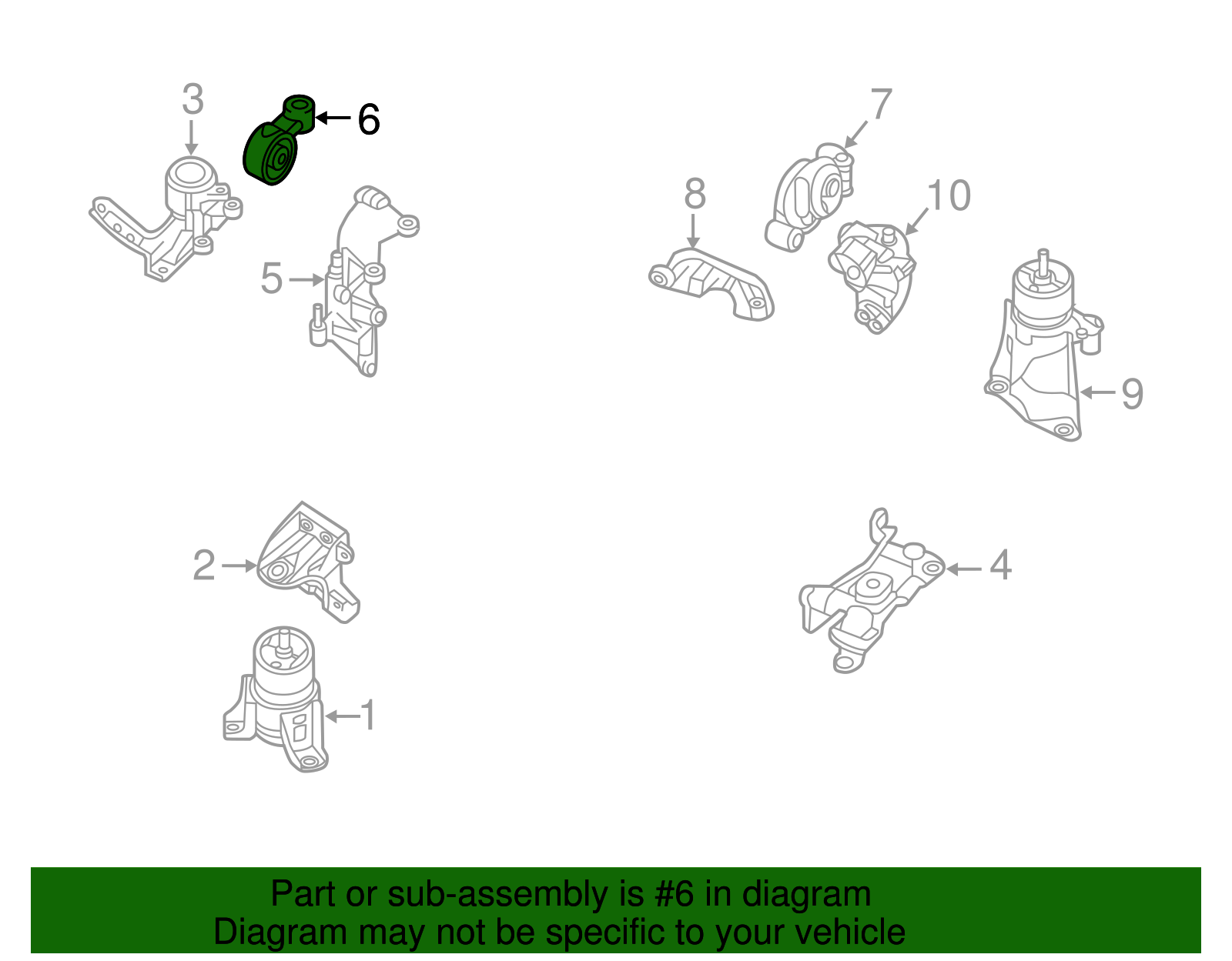 2013 Infiniti JX35 Torque Rod 113509N00A | INFINITI OF WEST CHESTER