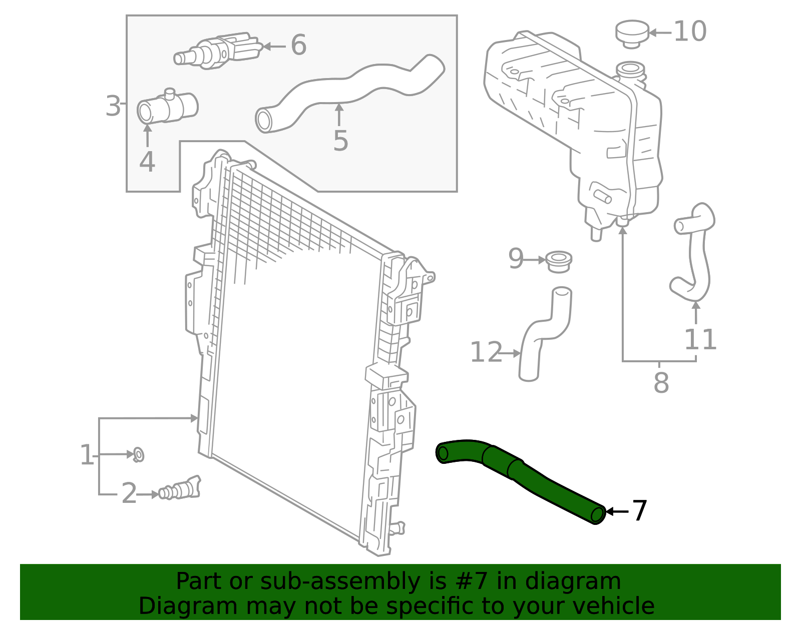 16058-25080 - Radiator Coolant Hose 2025-2026 Toyota 4Runner | Longo ...