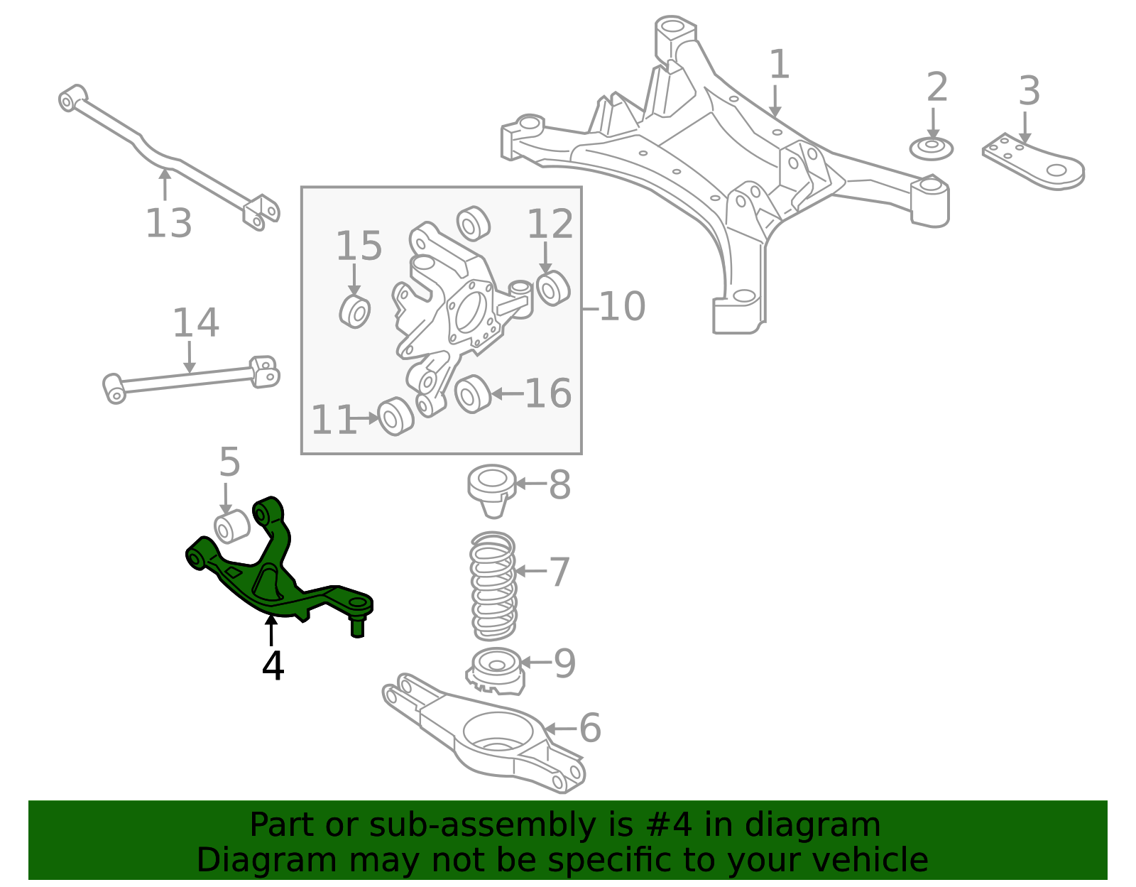 2009-2014 Nissan Maxima 2009-2014 Nissan Maxima - Upper Control Arm ...