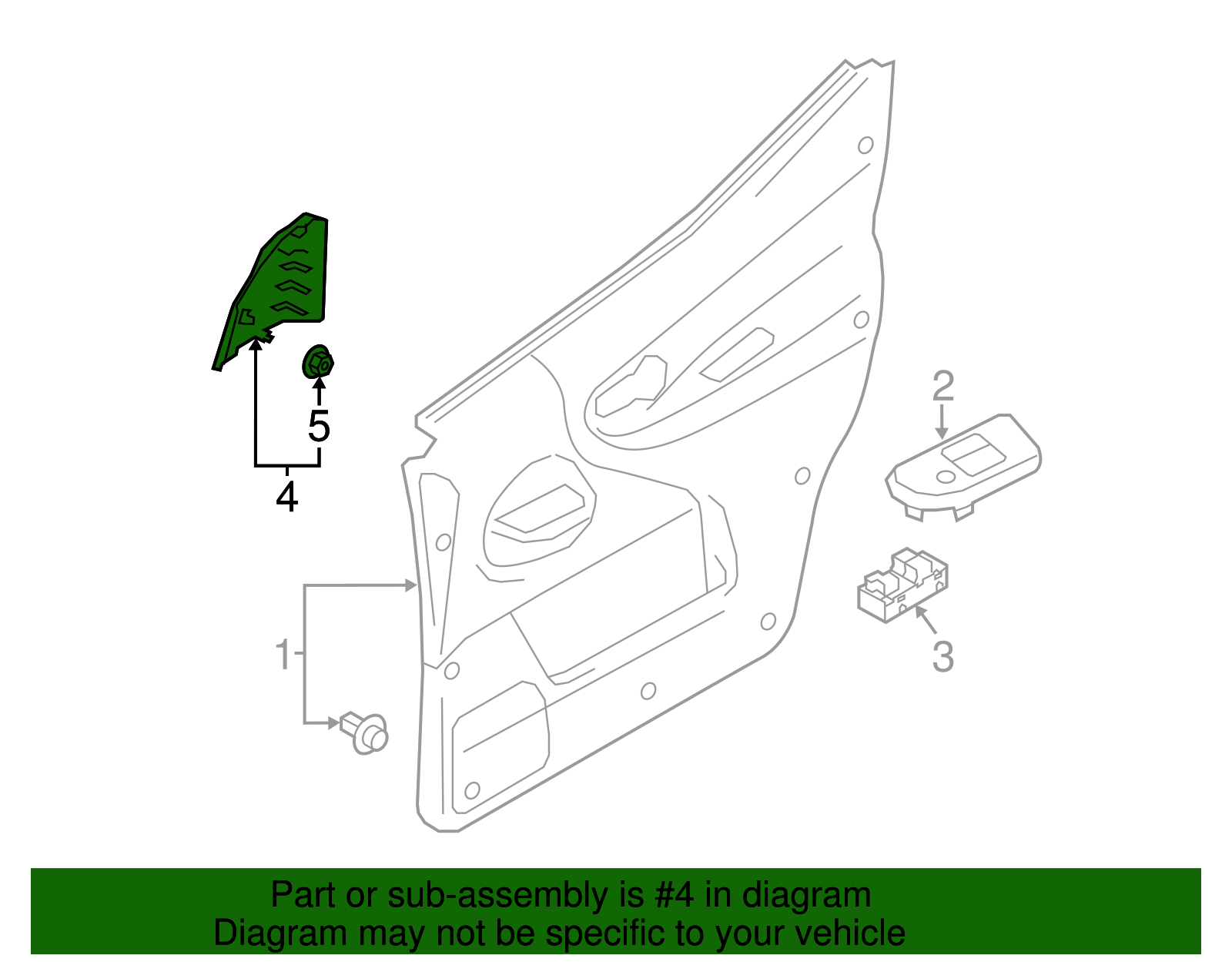 2013-2021 Nissan NV200 Corner Trim 80293-3LM0A | Bill Kay Nissan Parts