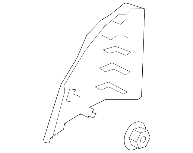 2013-2021 Nissan NV200 Corner Trim 80293-3LM0A | Bill Kay Nissan Parts