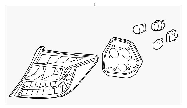 33500-TR2-A01 - 2012 Honda Civic - Taillight Assembly R | Genuine Honda ...