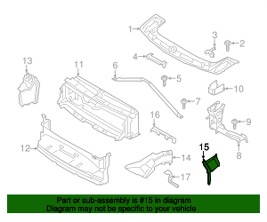 2015-2020 BMW | Air Inlet Duct | 51747465289 | BMW OEM Parts Store