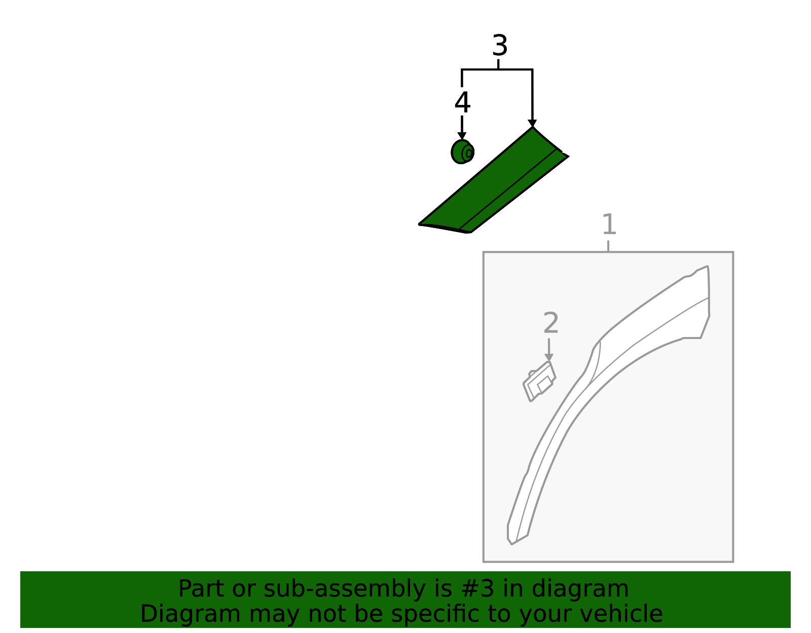 2018-2023 Hyundai Pillar Molding 87850-J9000 | MotorMotor