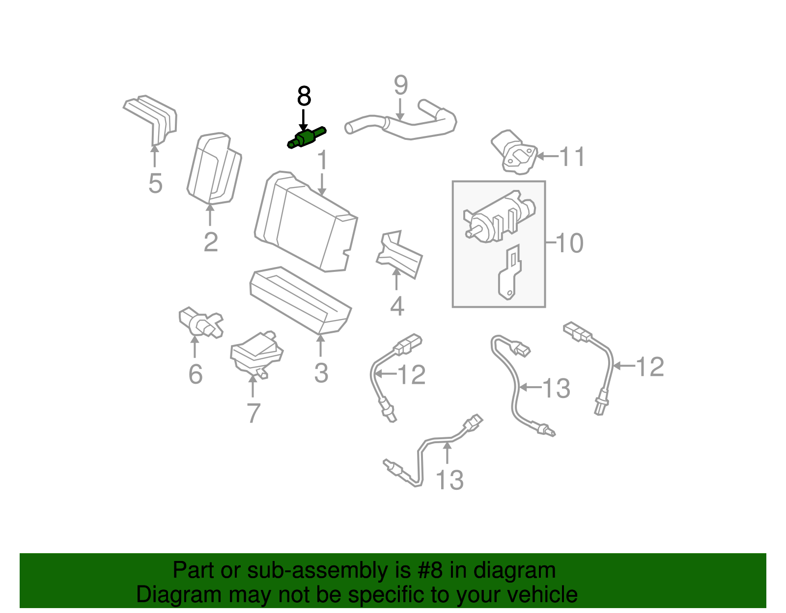 2001-2024 Kia PCV Valve 26740-32804 | OEM Parts Online